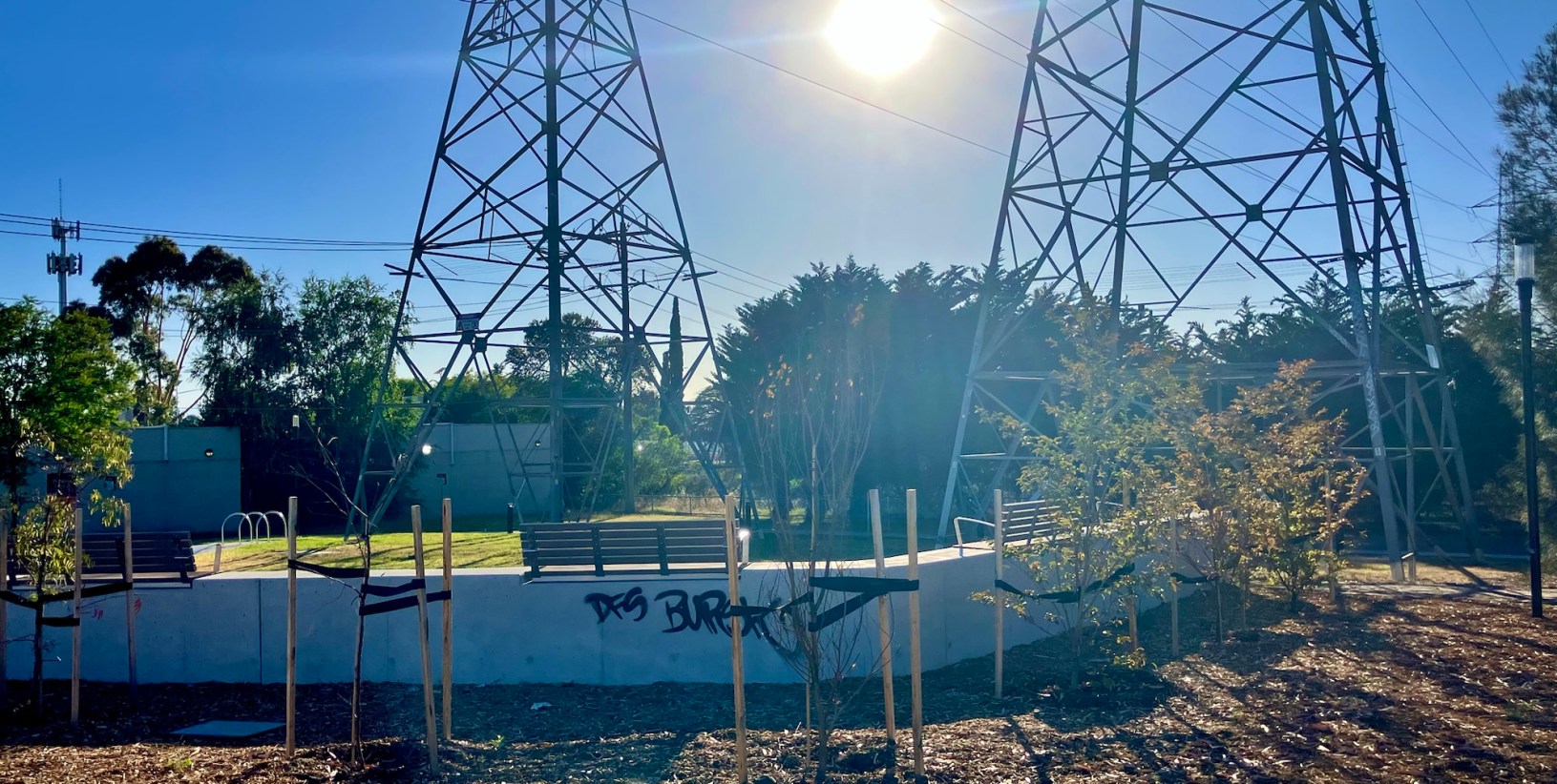 “I’m going to sit here and enjoy the view of these giant powerline ...